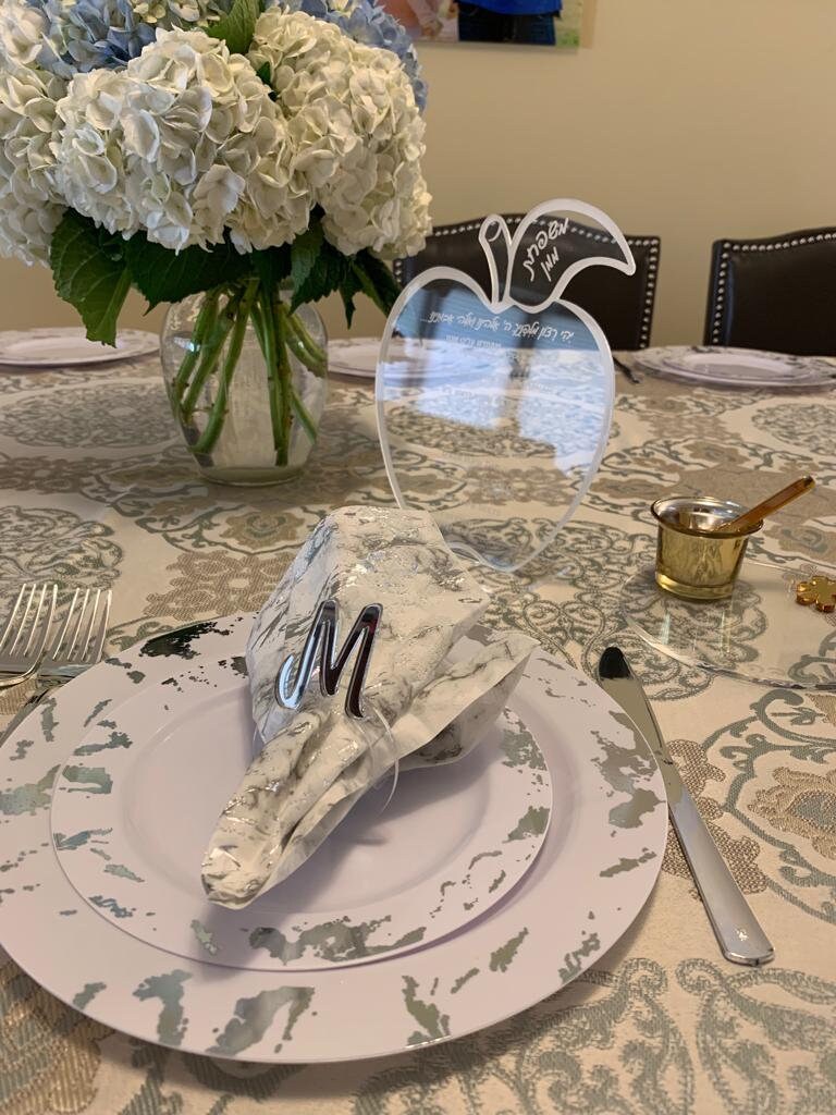 Acrylic Rosh Hashana Simanim Card | Jewish High Holiday and Jewish New ...