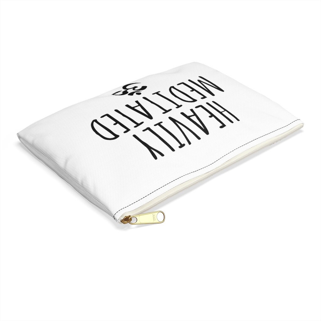 Heavily Meditated Accessory Pouch Accessory Pouch Om Zen | Etsy