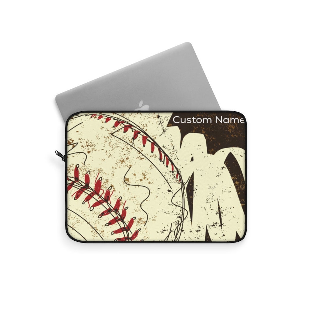 Baseball Laptop Case, Laptop Sleeve, Laptop Case, Personalized Gift ...