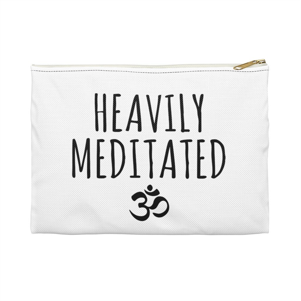 Heavily Meditated Accessory Pouch Accessory Pouch Om Zen | Etsy