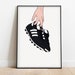 The Wall Football Art Print Keith Haring Style Digital Illustration ...