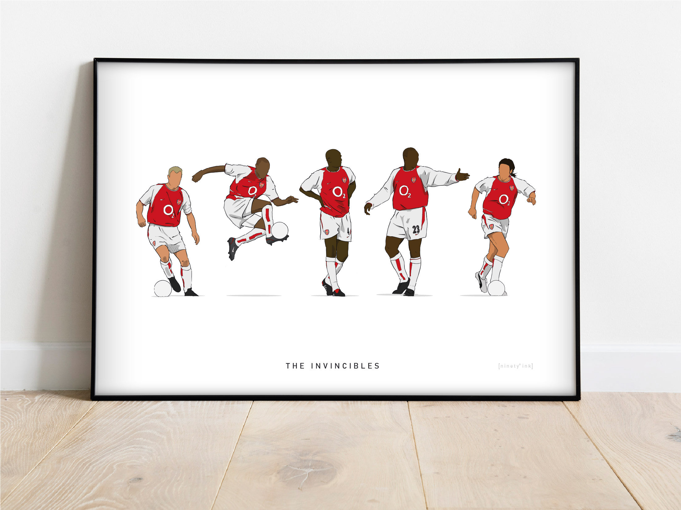 Arsenal Invincibles 03/04 Art Print Digital Illustration Celebrating a ...