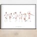 The Wall Football Art Print | Keith Haring Style Digital Illustration ...