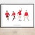 The Wall Football Art Print | Keith Haring Style Digital Illustration ...