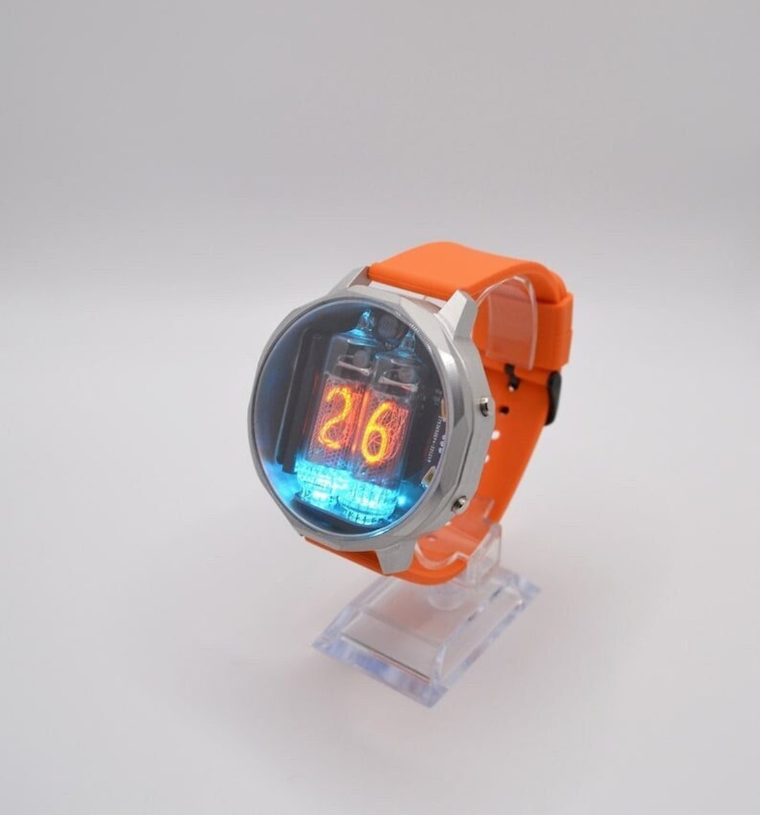 Nixie Watch the N-186 Vintage Wrist Watch IP66 Water Resistant ,tube ...