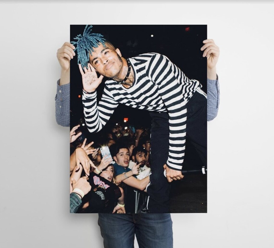 Xxxtentacion Poster Canvas Xxxtentacion Canvas Custom Poster Etsy