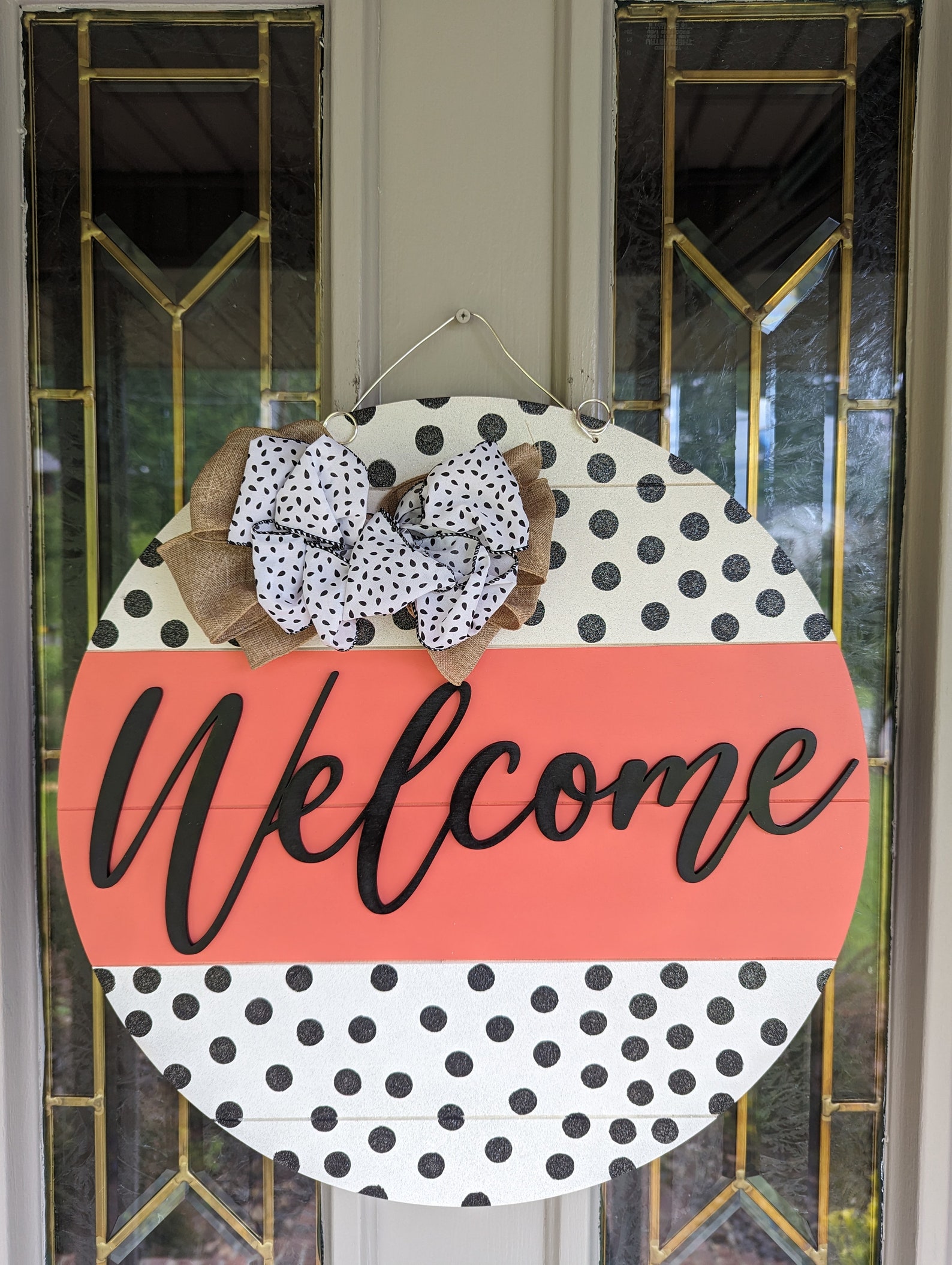 Front Door Hanger, Door Hanger, Closing Gift, Housewarming Gift ...