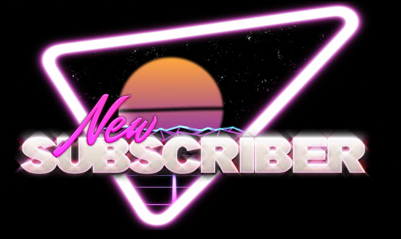 Neon Dreams Retrowave Twitch Notifications - Etsy
