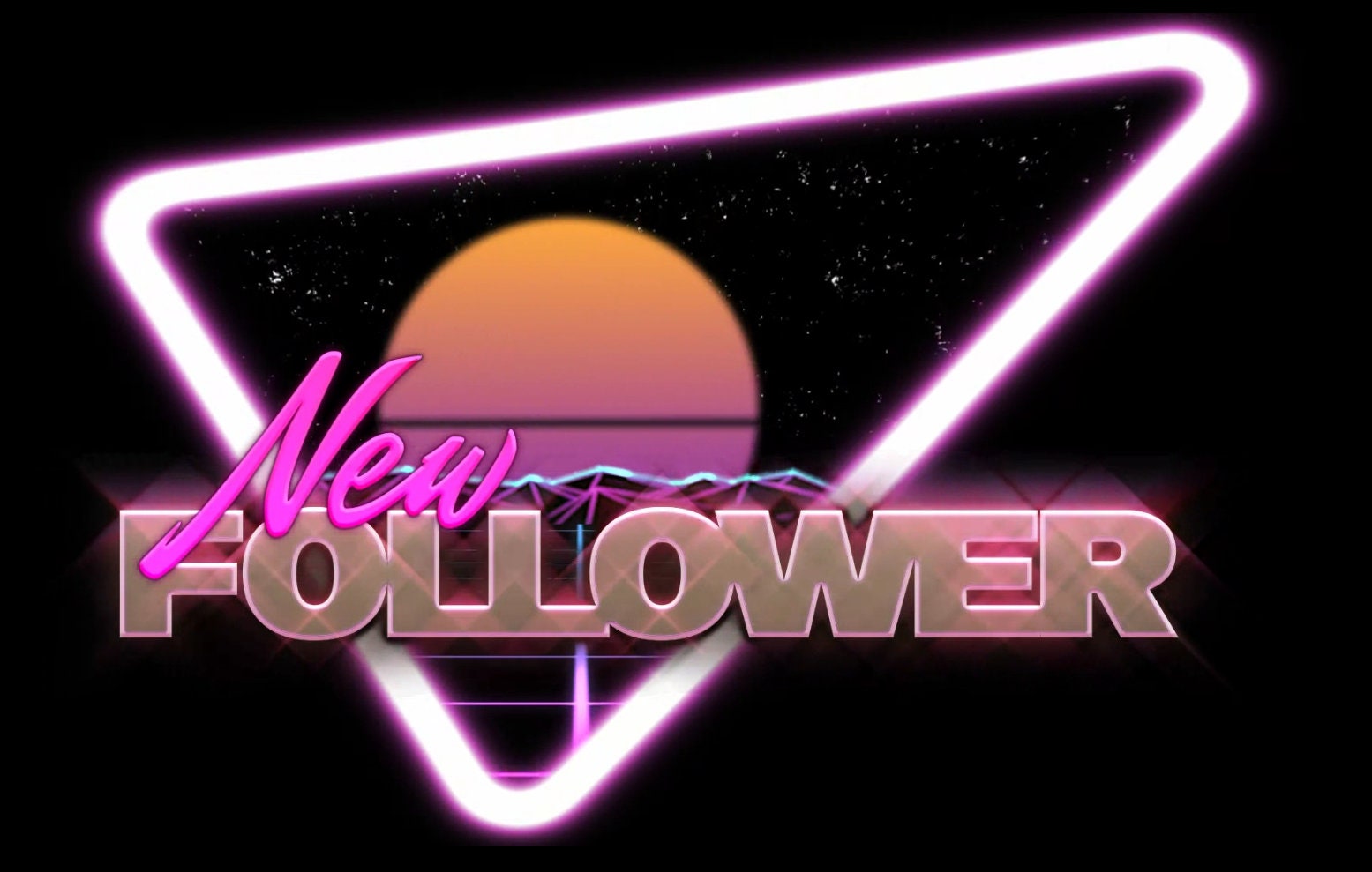 Neon Dreams Retrowave Twitch Notifications - Etsy