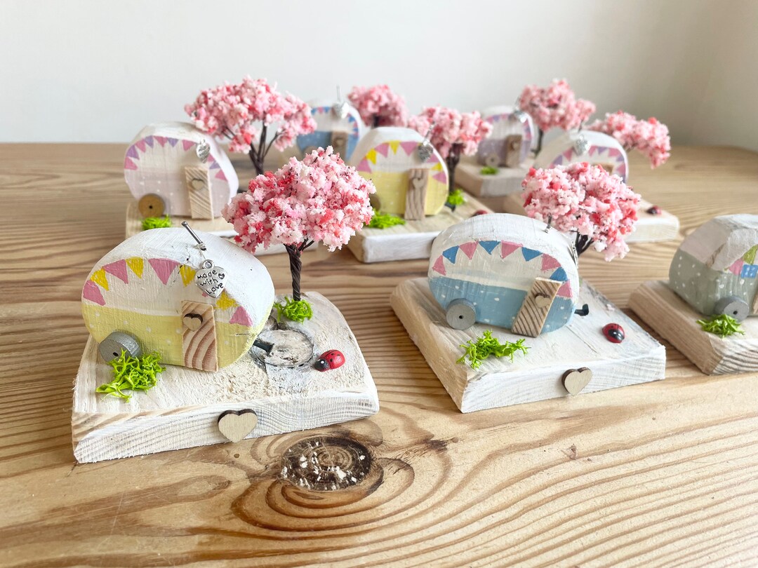 Happy Campers Little Wooden Caravans - Etsy UK