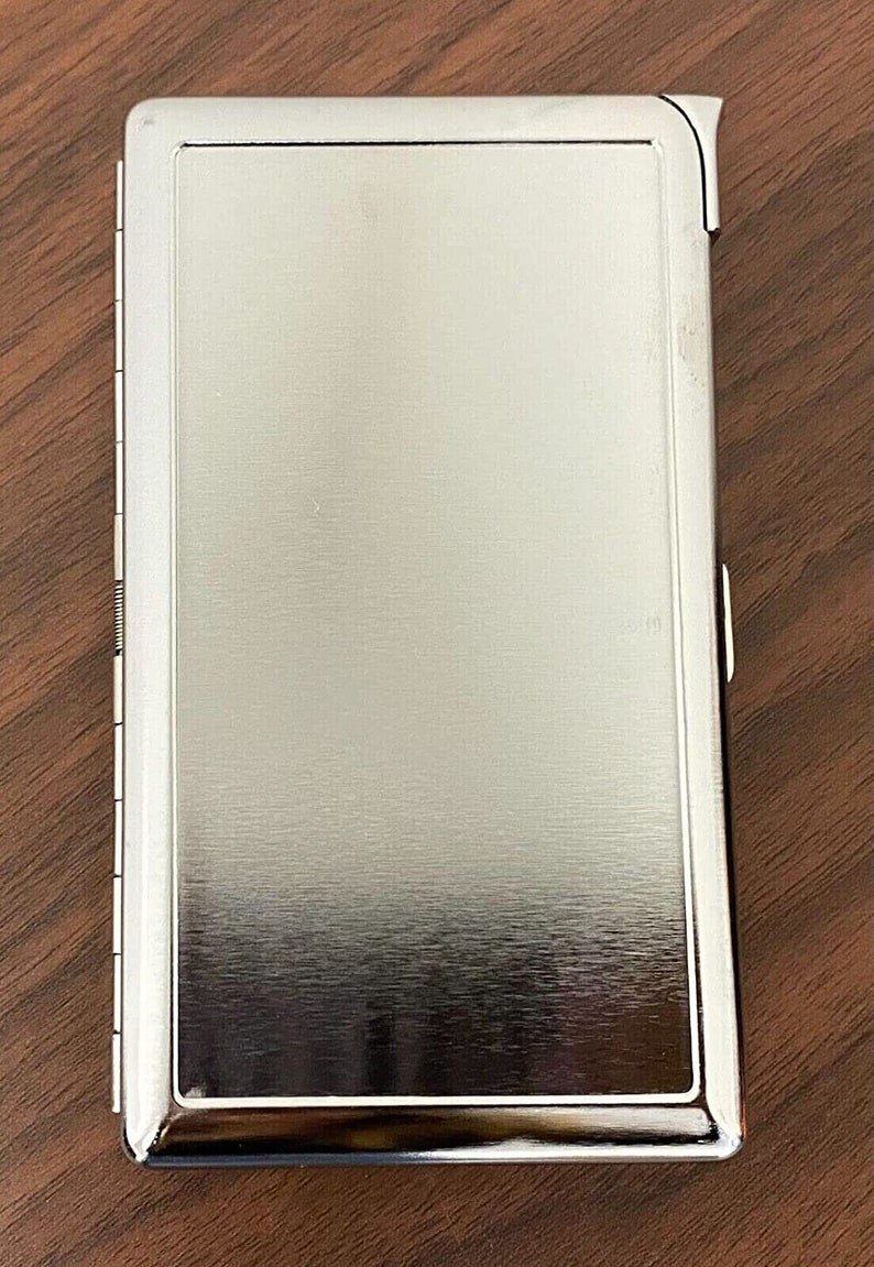 Custom Create Your Own Design Hip Silver Cigarette Case With Built in ...