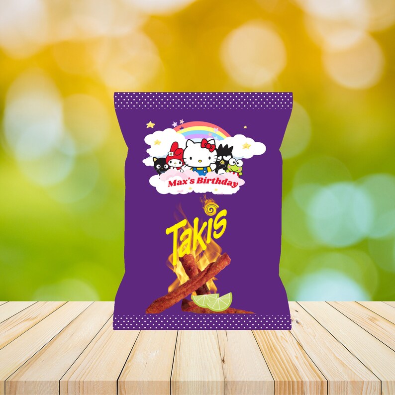 Cute Kitty Takis Label - Etsy