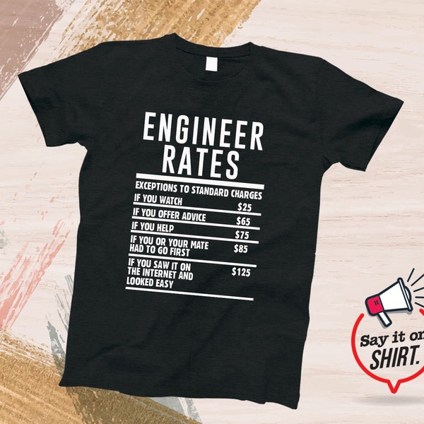 Engineer T Shirt - Etsy Canada