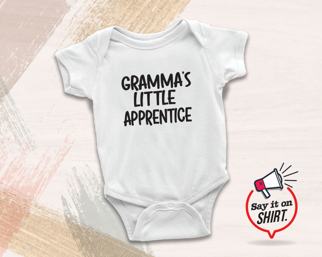 Gramma's Little Apprentice Baby Onesie® Custom Onesies® - Etsy