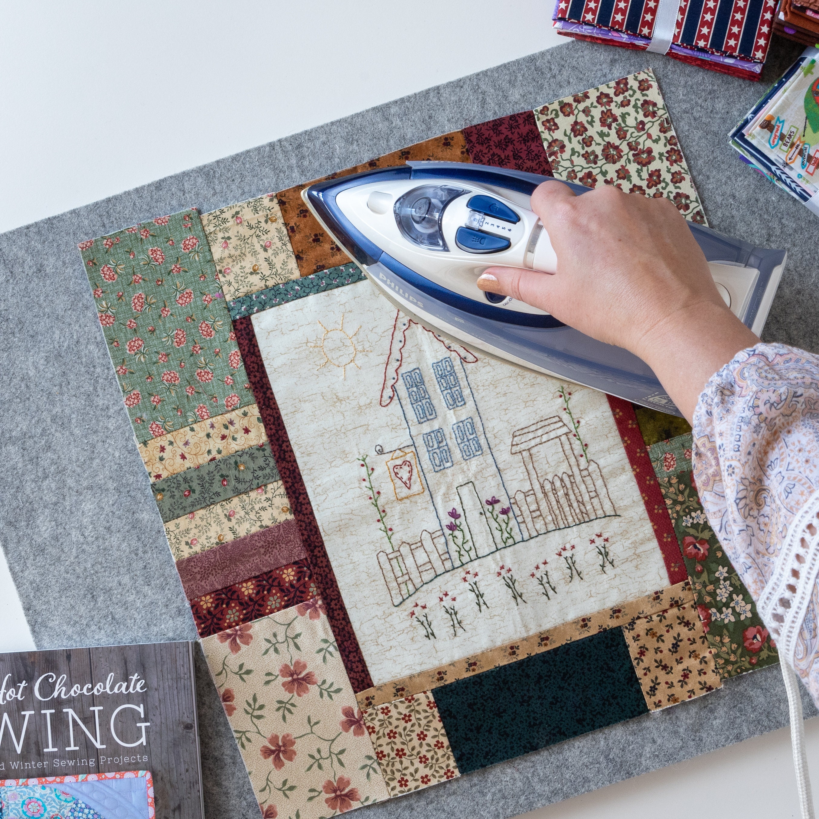 Wool Pressing Mat for Quilting 18 X 24” Plus 10 X 10" Portable Size ...