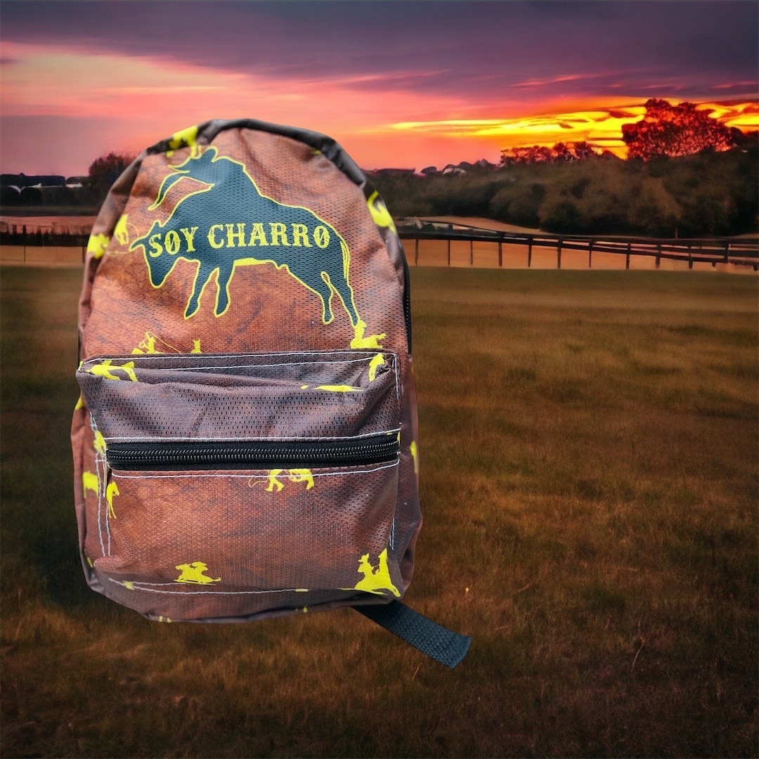 Cowboy Cowgirl Western MINI Backpack Purse Waterproof Rucksack Casual ...