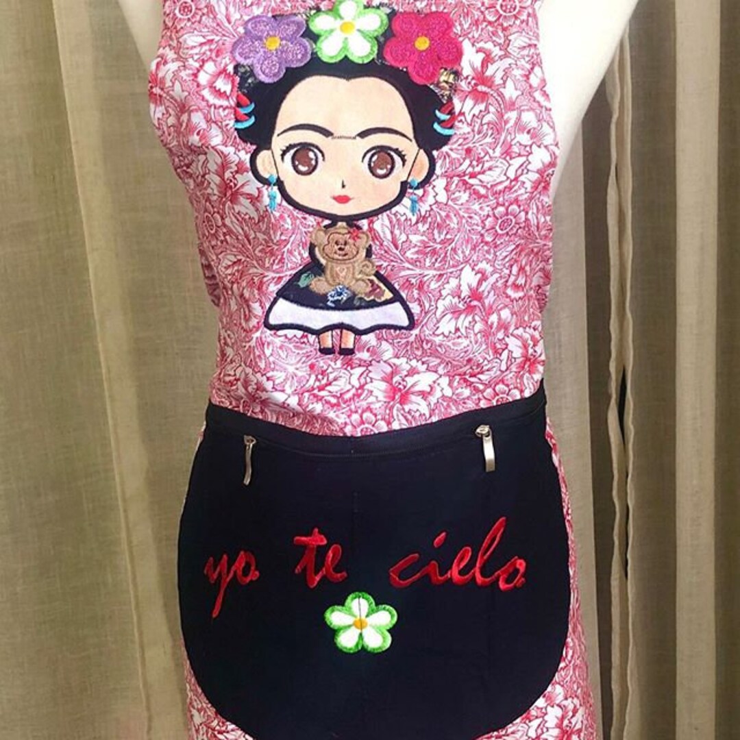 Frida Kahlo Handmade Embroidered Apron Imported From Mexico - Etsy