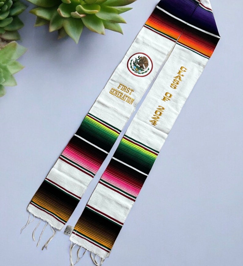 Graduation Class of 2024 Mexican Sash Sarape Zarape Commencement ...