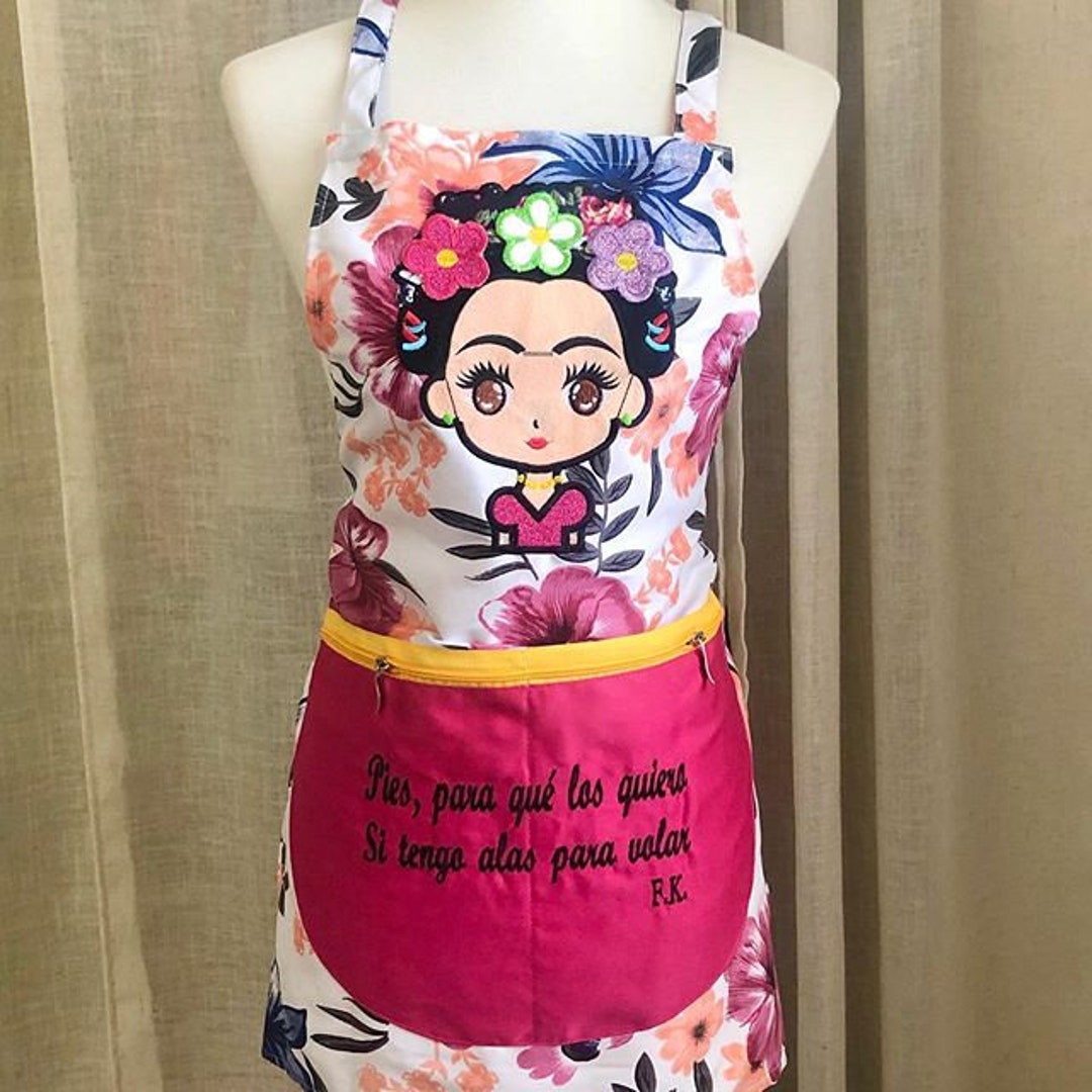 Frida Kahlo Handmade Embroidered Apron Imported From Mexico - Etsy