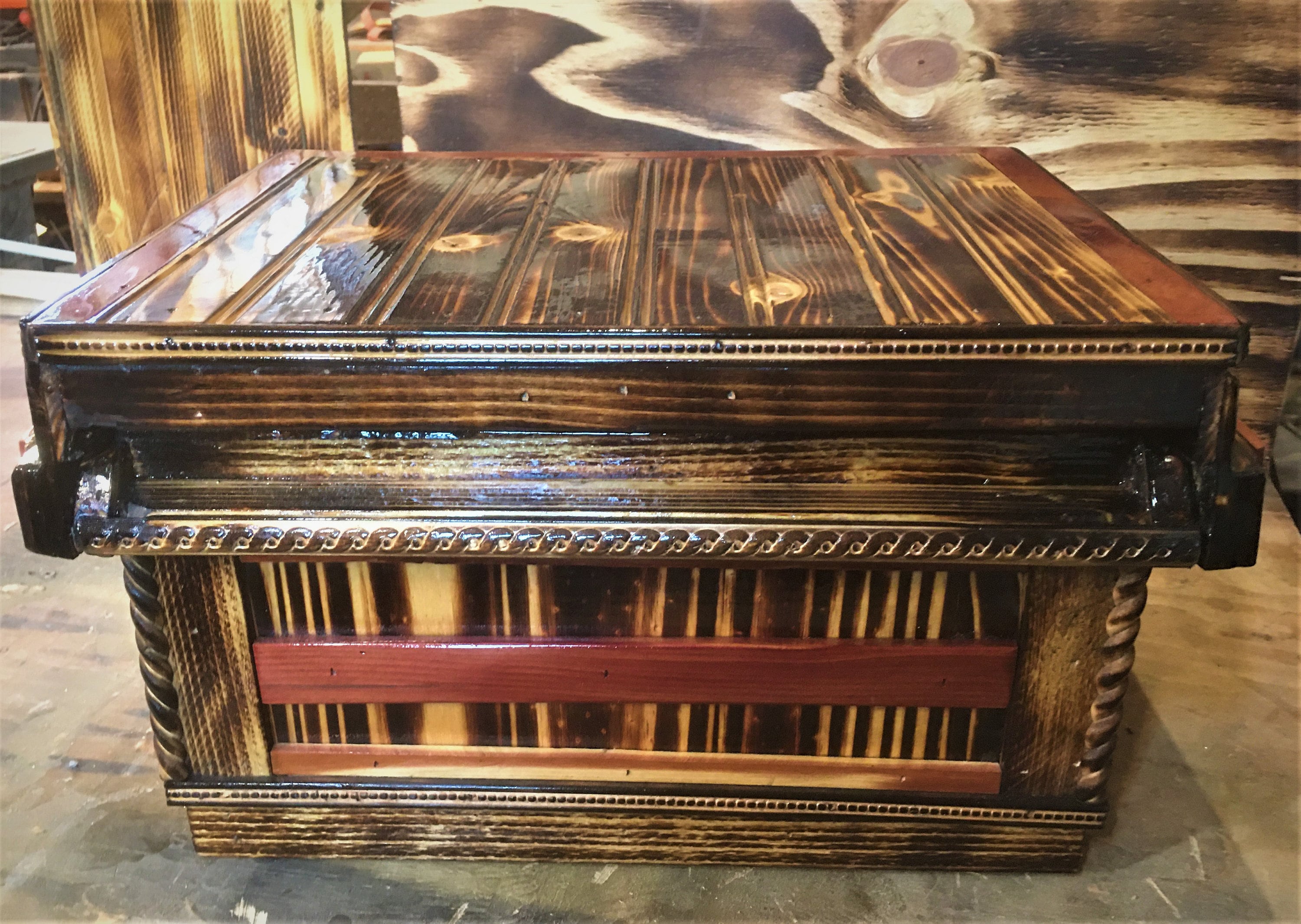 Medium Size Flat Top Chest - Etsy