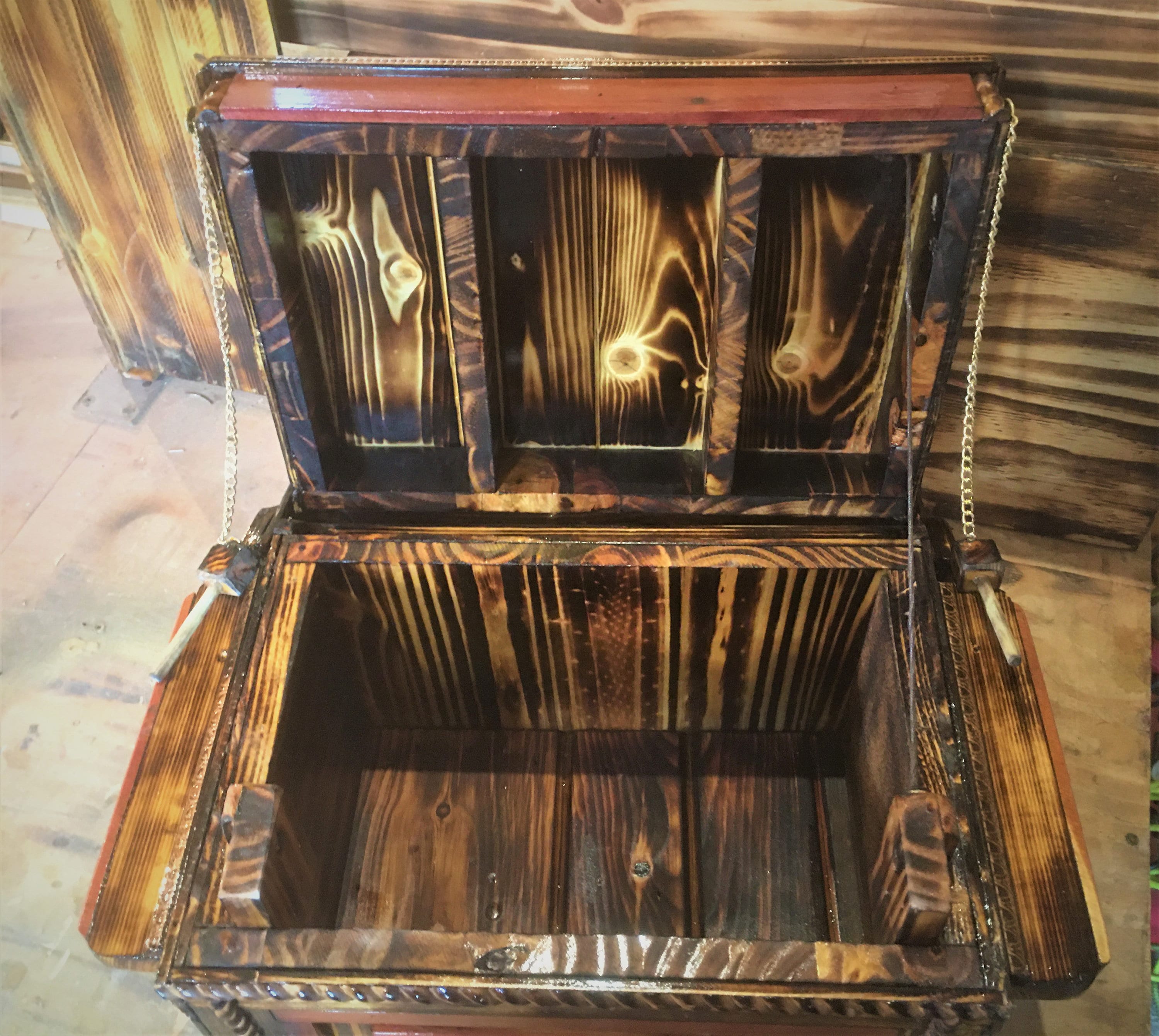 Medium Size Flat Top Chest - Etsy