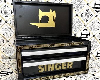 GOLD Celtic Decals Applied on Pink Mini Kobalt 2-drawer Toolbox ...