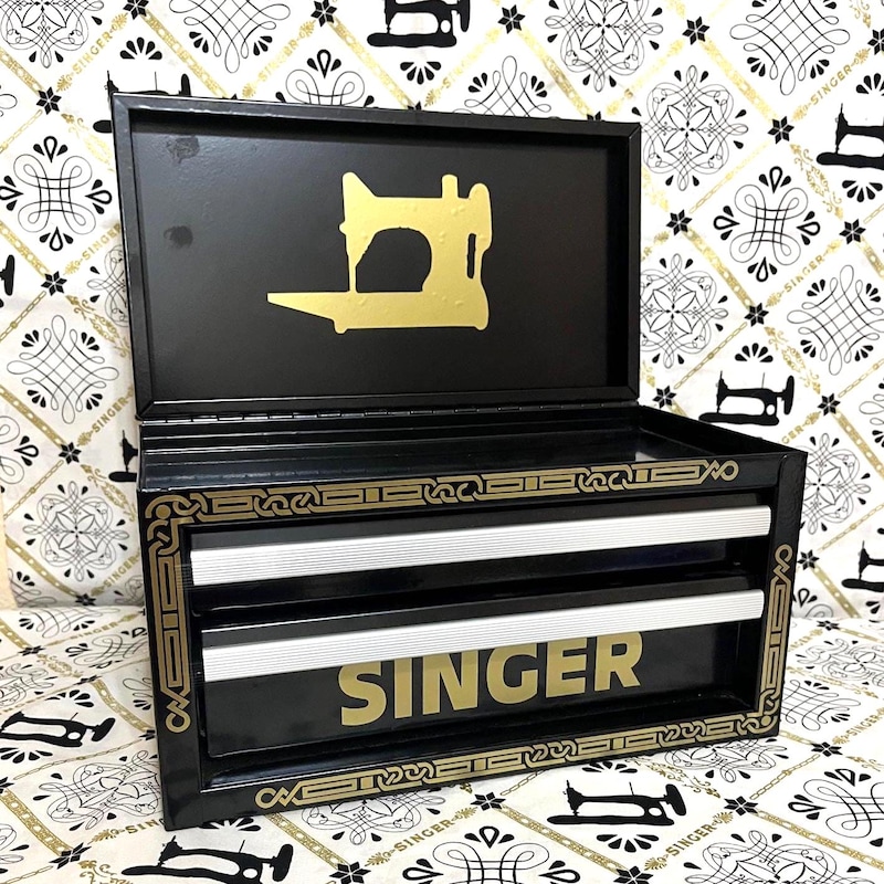 Singer Sewing Box Decal - Etsy
