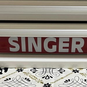 Vinyl SINGER Decal for Mini Toolbox Drawer (toolbox NOT Included) - Etsy