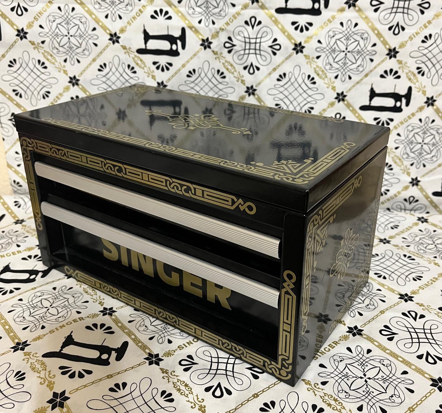 TOOLBOX INCLUDED W/decals Applied: Mini Kobalt 2-drawer Toolbox With ...