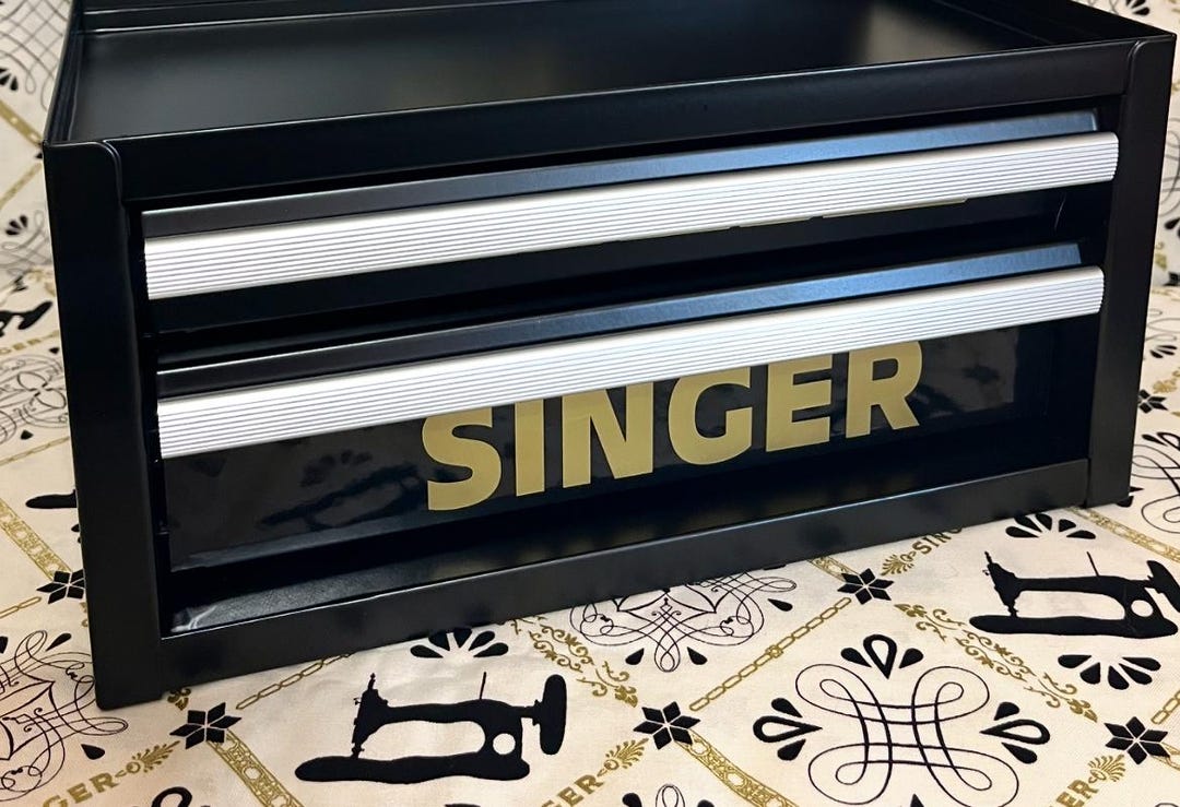 Vinyl SINGER Decal for Mini Toolbox Drawer (toolbox NOT Included) - Etsy