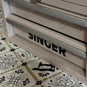 Vinyl SINGER Decal for Mini Toolbox Drawer (toolbox NOT Included) - Etsy