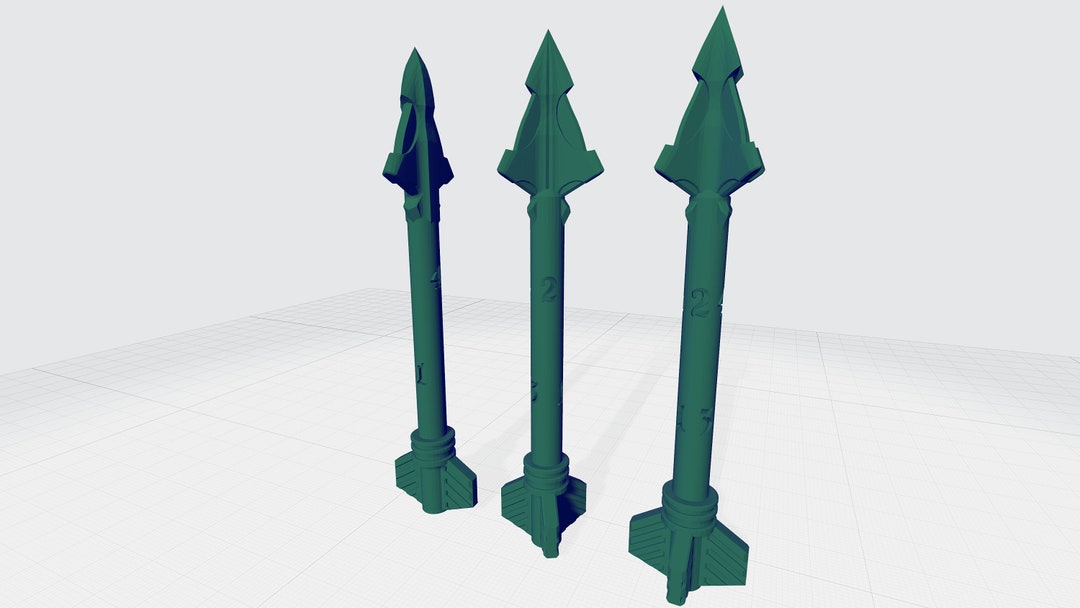 Arrow Set RPG Dice STL Files - Etsy