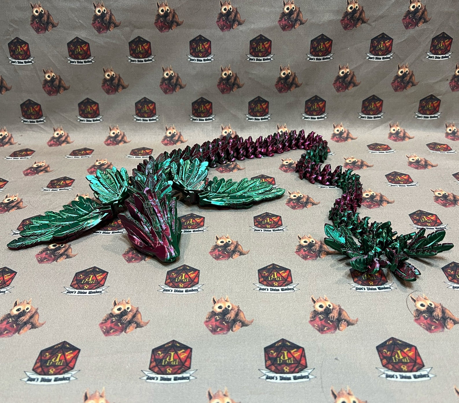 Articulated Flying Serpent 3D Printed Flexi Serpent Couatl - Etsy Ireland