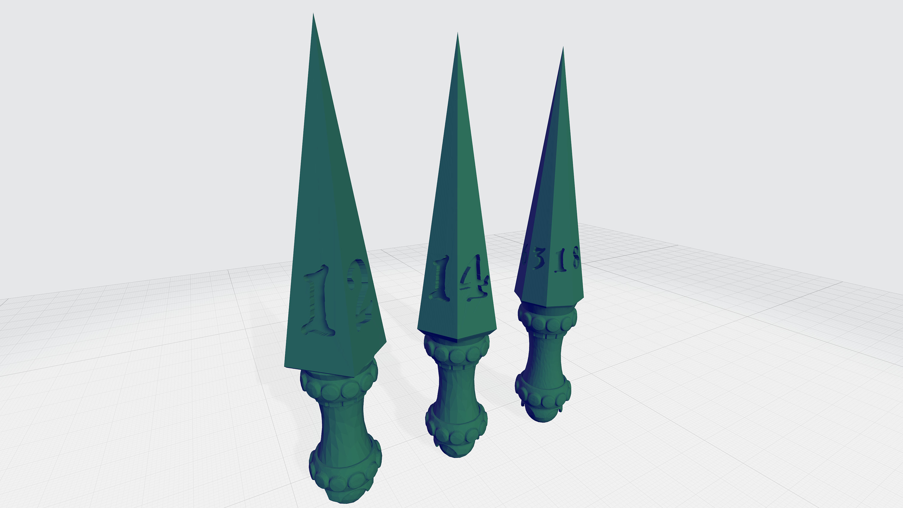 Full Set RPG Dice STL Files - Etsy