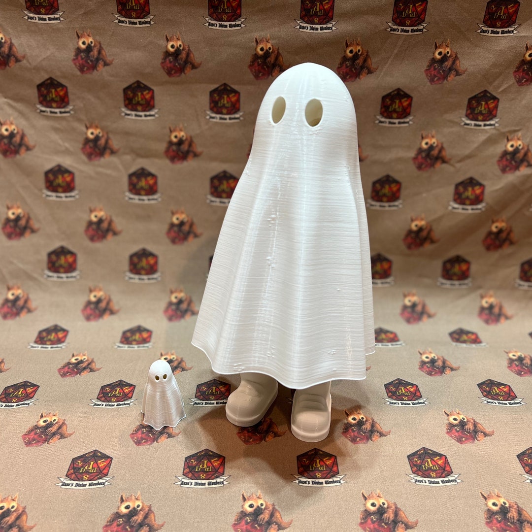 Halloween Ghost With Feet 3D Printed Ghost Decoration as Seen on Tiktok ...