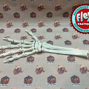 Flexi Skelton Hand 3D Printed / Halloween Decor/ - Etsy