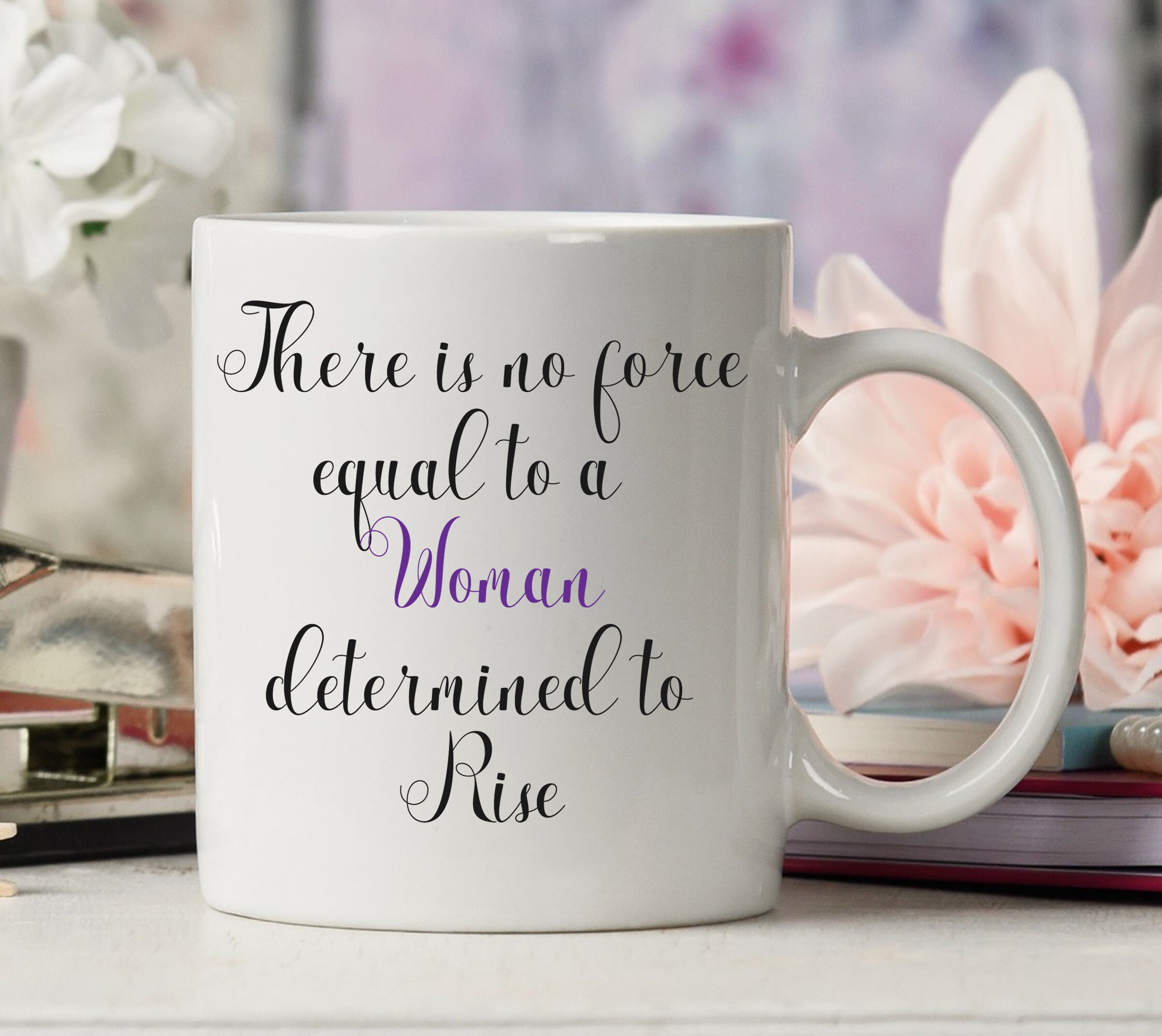 Taza De Mujer Fuerte Regalo Inspirador Taza De Nombre Personalizado
