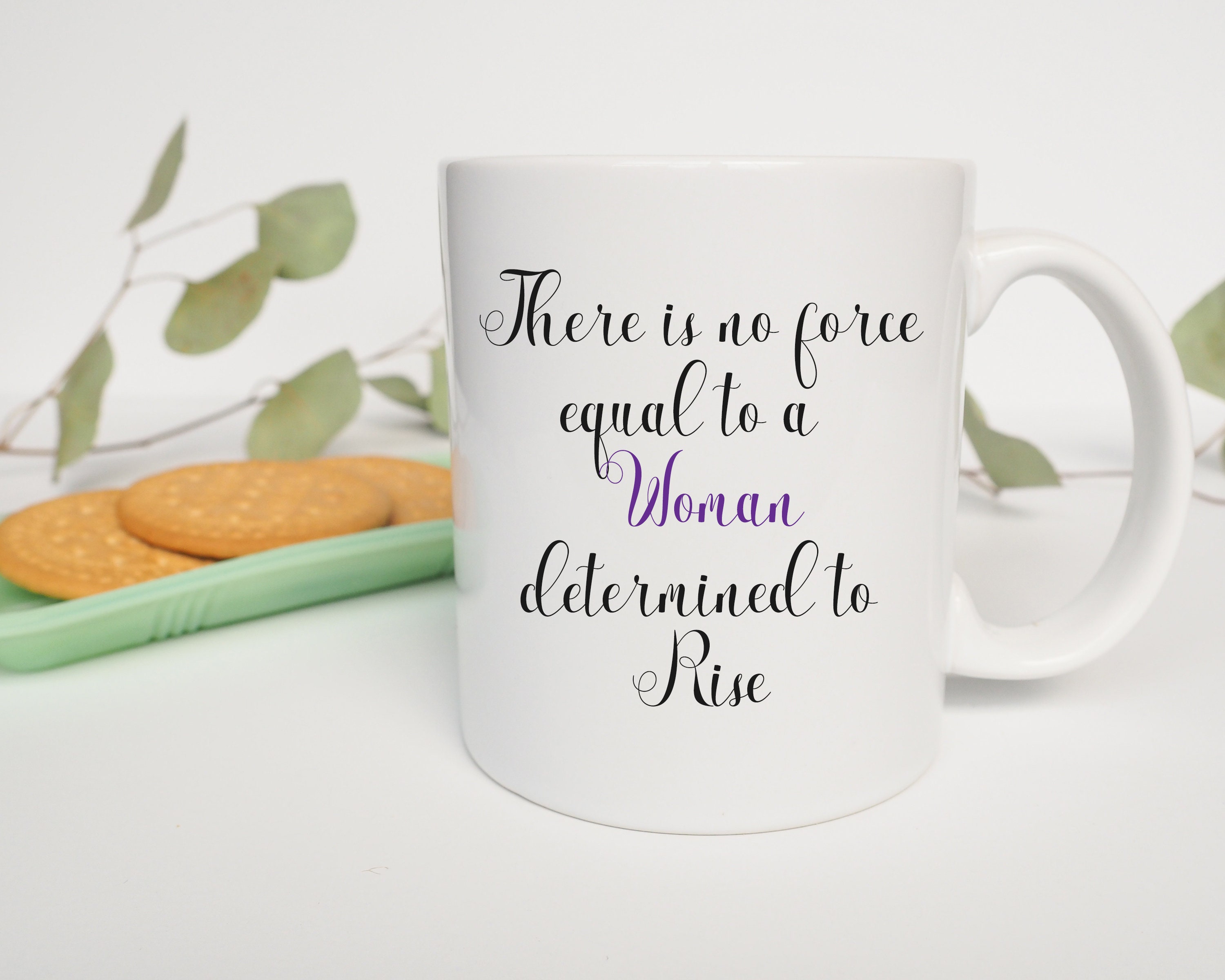 Taza De Mujer Fuerte Regalo Inspirador Taza De Nombre Personalizado