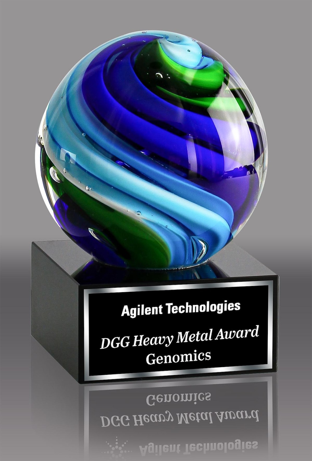 Global Custom Corporate Gift & Award Artistic Glass Sculpture - Custom ...