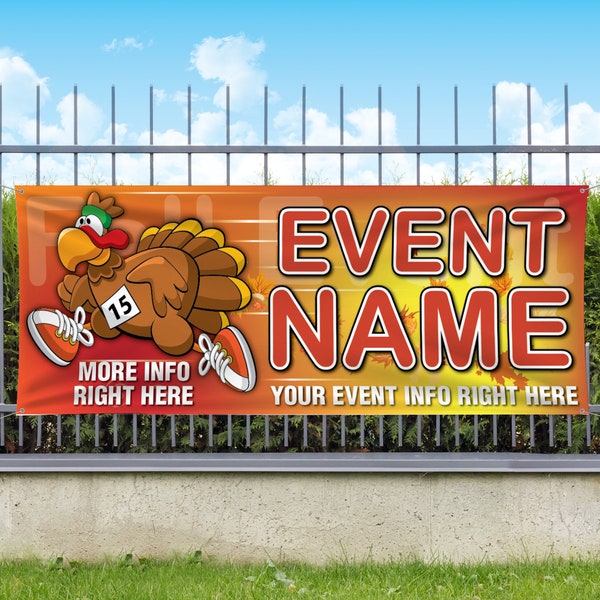 Turkey Trot Sign - Etsy