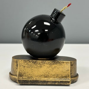 Bomb Trophy, You Da Bomb Trophy, the Bomb Award, Funny Trophy, With 3 ...