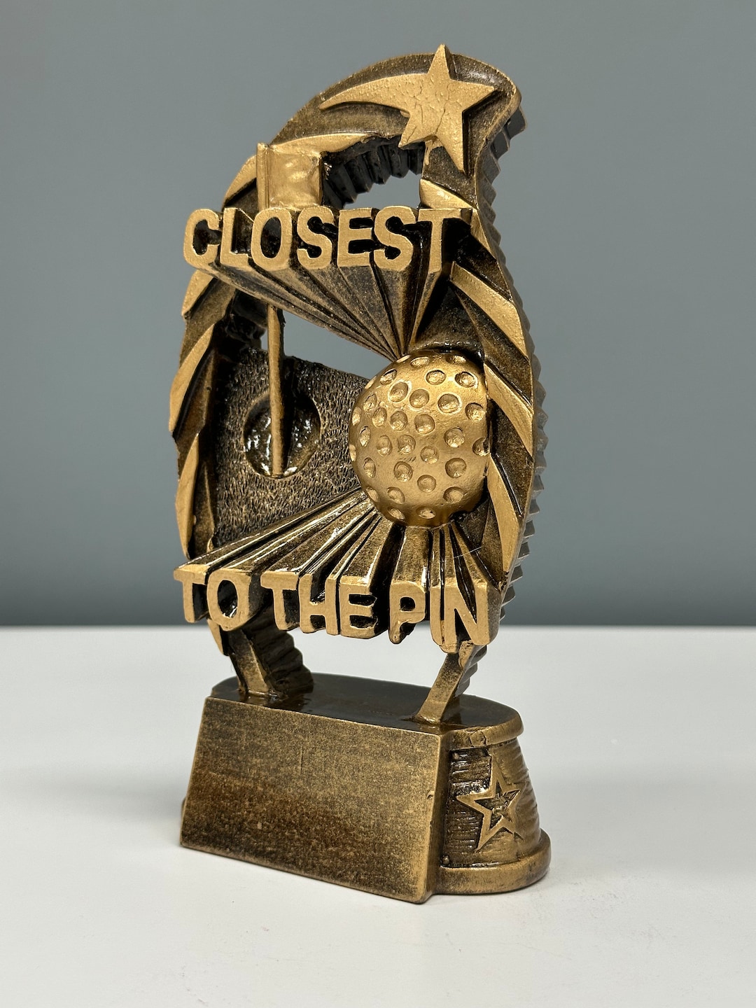 Golf Closest to the Pin Trophy With 5 Lines of Custom Engraved Text ...