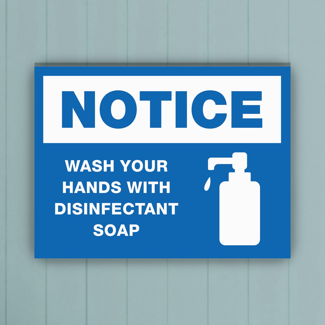 Wash Your Hands with Disinfectant Soap Acrylic Sign BUY 2 | Etsy