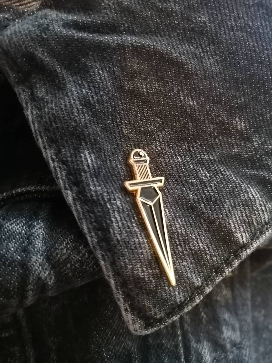 Dagger Enamel Pin | Etsy