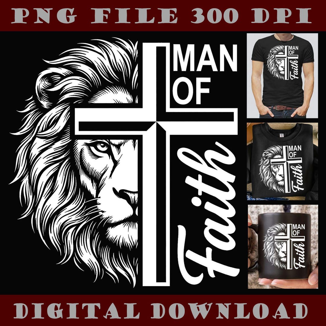Man of God Faith, Jesus Cross PNG, Christian Religious, Scripture Bible ...