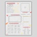 Grid Paper Slam Book, Cute Slam Book Templates, Printable Slam Book ...