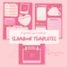 Cute Pink Color Slambook Template, Printable Template, Digital Slambook ...