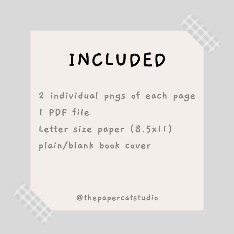 Grid Paper Slam Book, Cute Slam Book Templates, Printable Slam Book ...