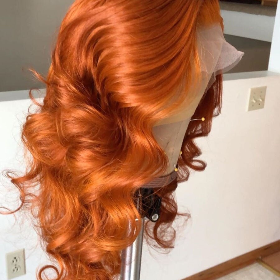 GINGER Mangopaprika Lace Front Wig. Copper Love Inspired. - Etsy Canada