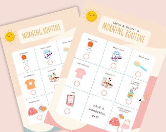 Morning Routine Digital Download - Etsy